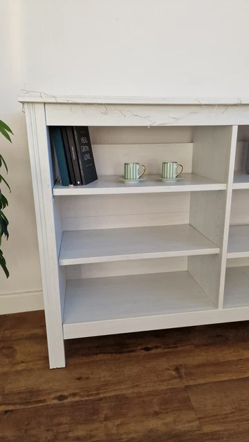 IKEA BRUSALI TV Bench/TV Unit/ TV Stand in White. Perfect conditions ...