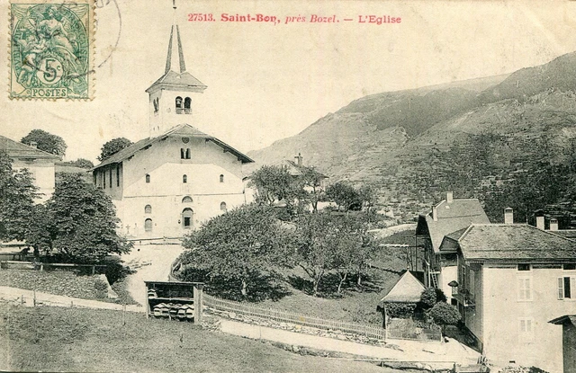 CARTE COURCHEVEL L'ÉGLISE de Saint Bon en Tarentaise EUR 3,45 - PicClick FR