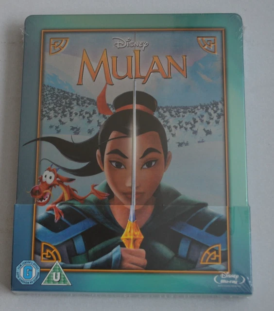 DISNEY MULAN BLU-RAY Steelbook (1998 Barry Cook, Tony Bancroft) NEW ...