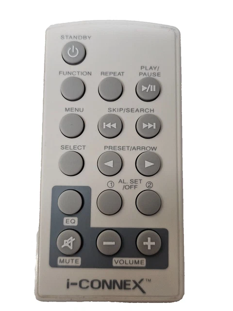 GENUINE ORIGINAL I-CONNEX AUDIO SYSTEM REMOTE CONTROL £8.99 - PicClick UK