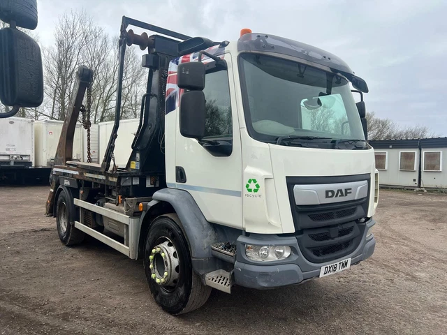 DAF TRUCKS LF 260 18 Tonne Skip Lorry , Long Test Apr 26 £20,340.00 ...