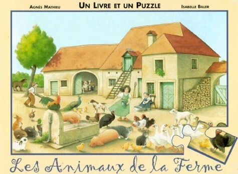 LES ANIMAUX DE LA FERME. Livre avec puzzle EUR 100,49 - PicClick FR