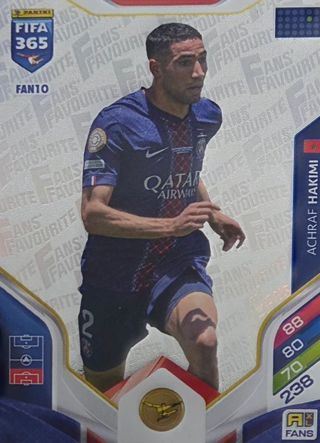 PANINI 365 2026 FAN10 Fans' Favourite Achraf Hakimi Paris Saint-Germain ...