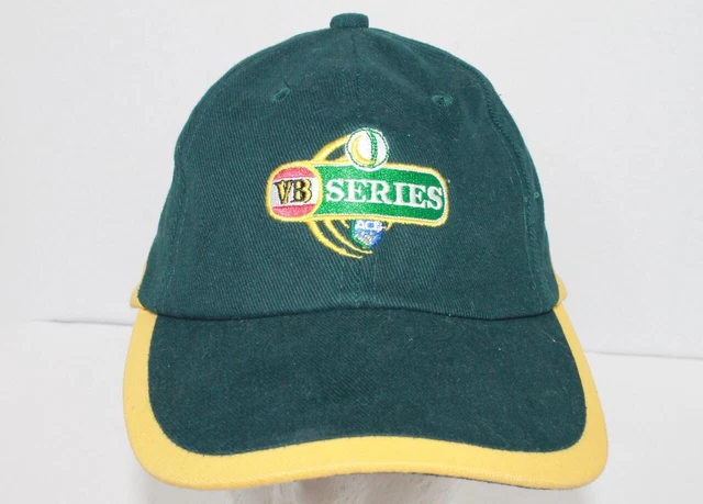 VINTAGE ACB AUSTRALIA Cricket VB Series Baseball Cap OSFM 52cm Victoria ...