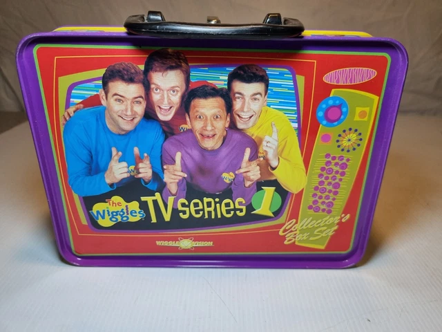 THE WIGGLES METAL Lunch Box TV Series Case Members RARE $90.00 ...