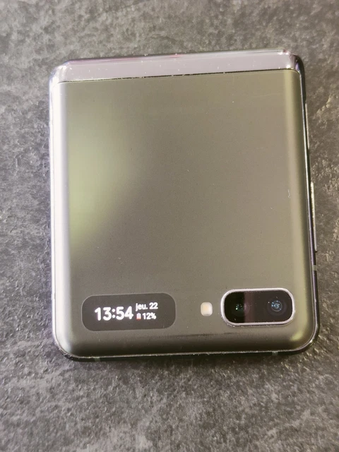 SAMSUNG GALAXY Z Flip 5G SM-F707B/DS - 256GB - Noir Gris EUR 60,00 ...