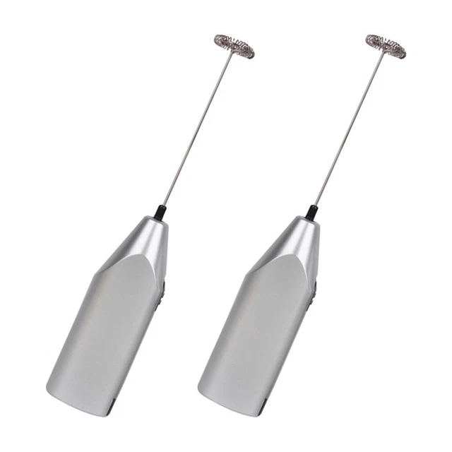 2 PCS ELECTRIC Coffee Frother Portable Frother Handheld Mixer Home ...