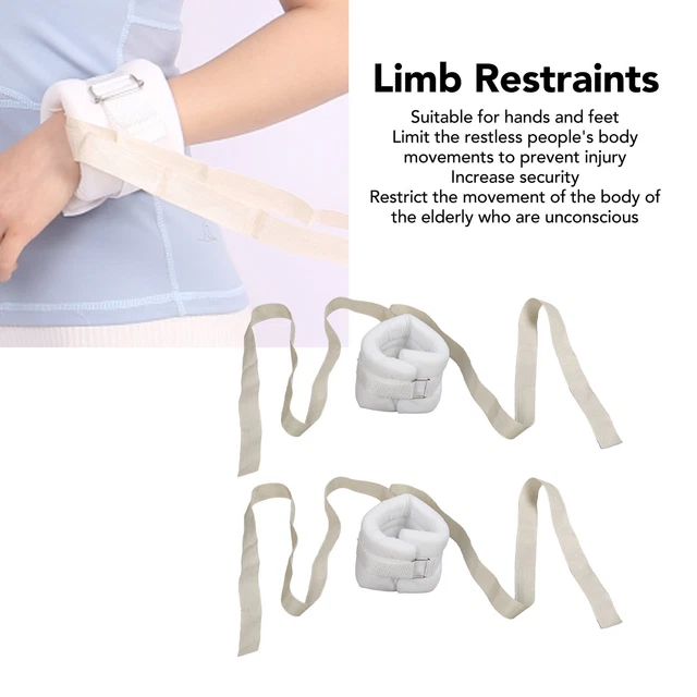 2PCS LIMB RESTRAINTS For Hands And Feet Prevent Scratching Comfortable ...