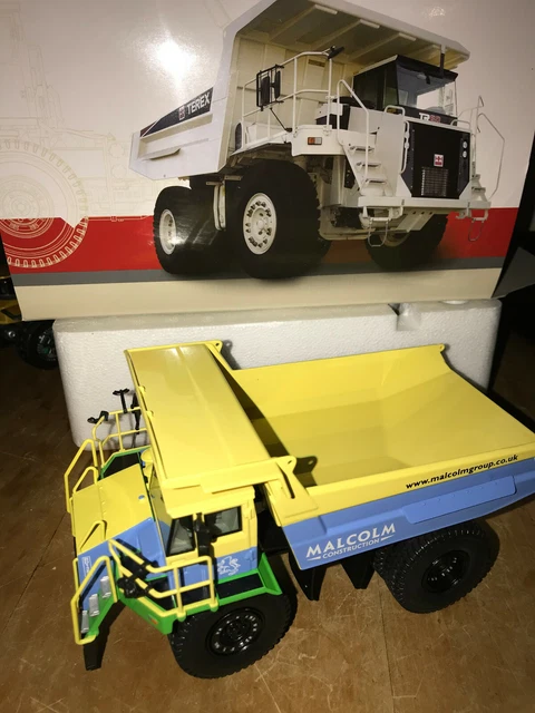 TEREX TR60 2-AXLE dump truck special model Malcolm green-blue-yellow in ...