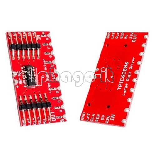TPIC6C596 8-DIGITAL SHIFT Register 7-Segment Displays Nixie Tube Module ... TPIC6C596 8-DIGITAL SHIFT Register 7-Segment Displays Nixie Tube Module ...