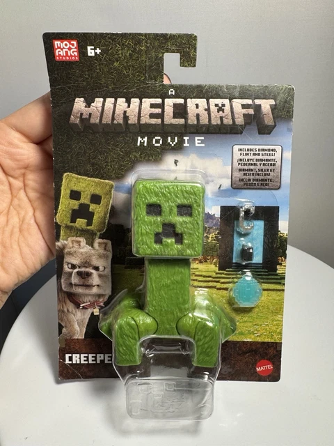 2025 MATTEL A Minecraft Movie Figure - "CREEPER" w/ Diamond Flint Steel ...