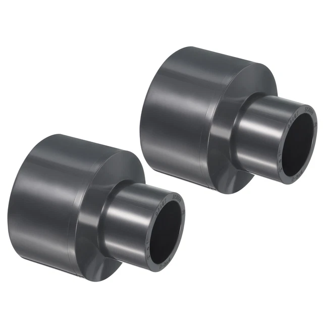 UPVC RÉDUCTEUR TUYAU Raccord 2" x 1" Prise 2 Set Droit Adaptateur Connecteur EUR 14,75 - PicClick FR