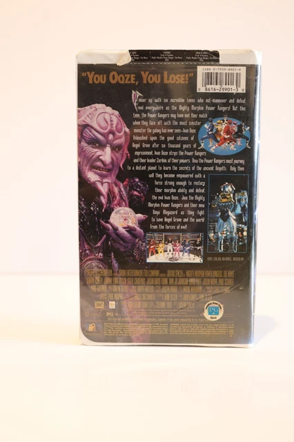 MIGHTY MORPHIN POWER Rangers: The Movie (VHS, 1995) White Clamshell ...