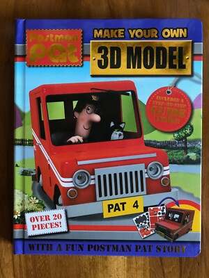 POSTMAN PAT: MAKE Your Own 3D Model - Hardback Book / 20 Piece Model ...