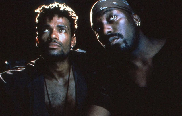 DIAPOSITIVE DE PRESSE Slide Mario Van Peebles "Gunmen" M6 EUR 25,00 ...