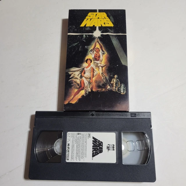 STAR WARS (VHS, 1992) Mark Hamill Harrison Ford Carrie Fisher EUR 5,17 ...