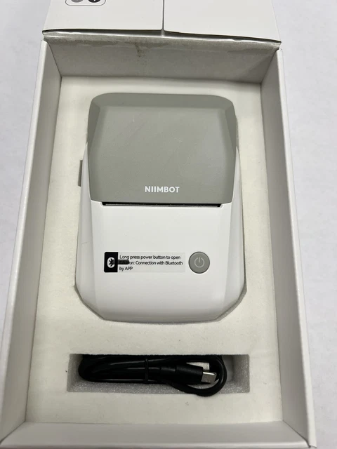 NIMBOT B1 SERIES, PORTABLE Smart Label Printer, Thermal Grey/White $31. ...