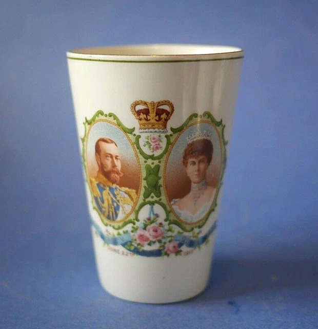KING GEORGE V and Queen Mary Coronation June 22nd 1911 Beaker Royal ...