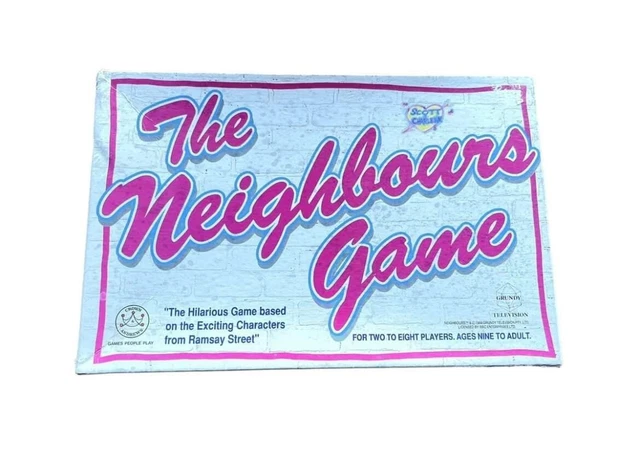 VINTAGE 1988 THE Neighbours TV Soap Show Board Playing Game Complete £8 ...