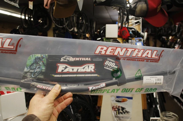 POIGNON DE VÉLO de montagne alliage Renthal Fatbar DH 20 mm hauteur M35 ...