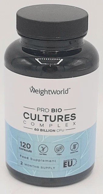MAXMEDIX PROBIO CULTURES Complex - 120 Capsules £21.00 - PicClick UK