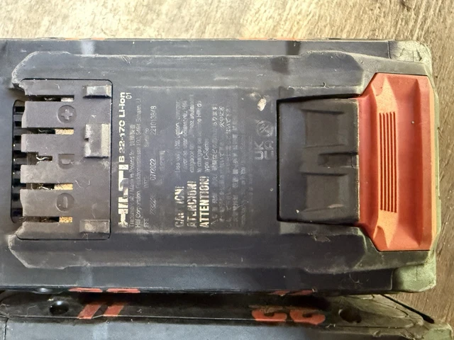 HILTI NURON B22-170AH 8.0Ah Li-ion Battery Fully Charged £80.00 ...