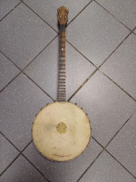 ANTIQUE FOUR STRING Tenor Banjo For Restoration £75.00 - PicClick UK