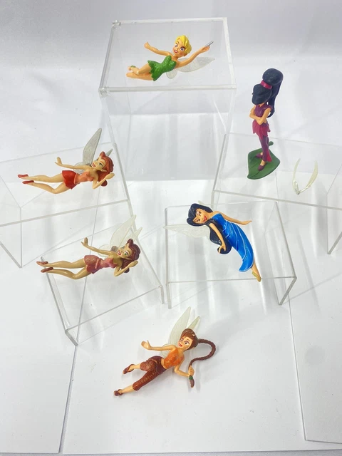 LOTTO DI FIGURE giocattolo in PVC Disney Trilli Pixie Hollow Fairies ...