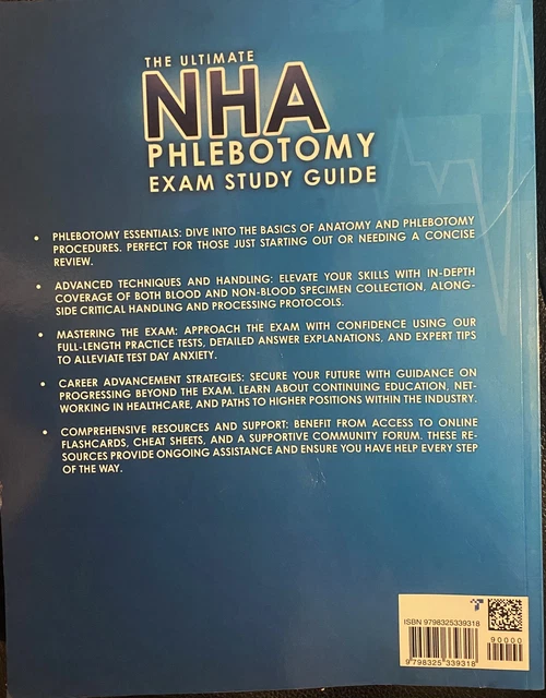 THE ULTIMATE NHA Phlebotomy Exam Study Guide 2025 by Tatum Wheeler £14. ...