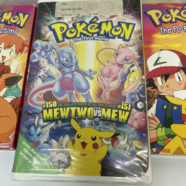 POKEMON MOVIES VHS Lot of 6 The first movie fashion victims Charizard ...