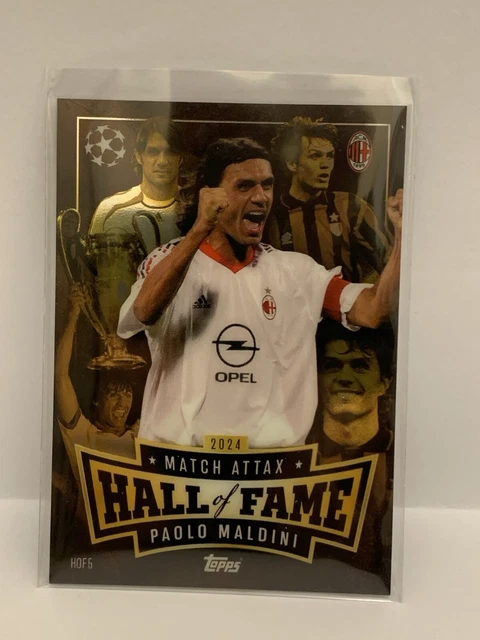 PAOLO MALDINI HALL OF FAME Card # HOF5 - Topps Match Attax 2024/25 24/ ...