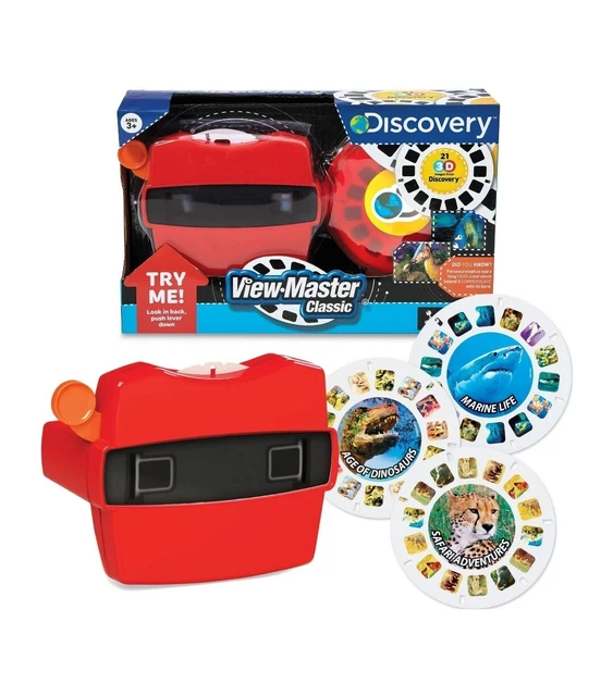 BIG GAME TOYS 3D View Master Discovery Kids Dinosaurs Marine Animals ...
