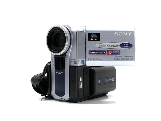 SONY DCR-PC9E MINI DV Tape Digital Video Camera HANDYCAM Complete BOXED ...