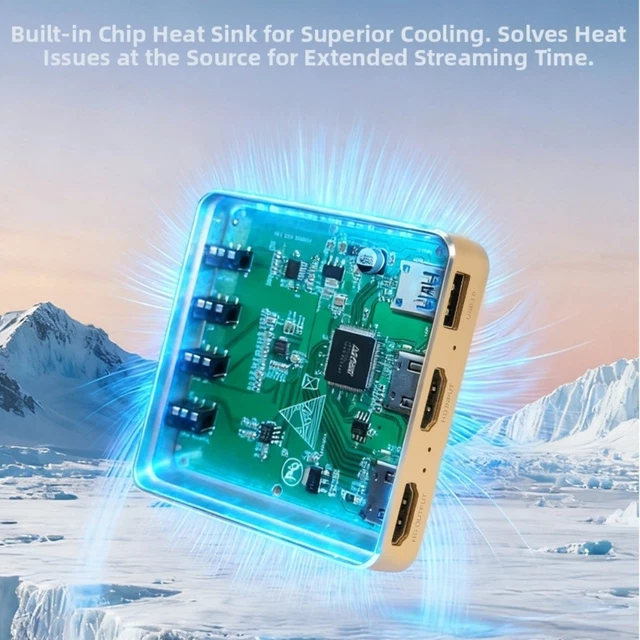 4K 60HZ VIDEOAUFNAHMEGERÄT für Switch und für PS5 mit Loop Out Funktion ...