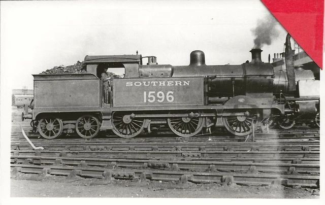 SOUTHERN RAILWAY - J Class 0-6-4T - No.1596 - Vintage Image - # L2535 £ ...