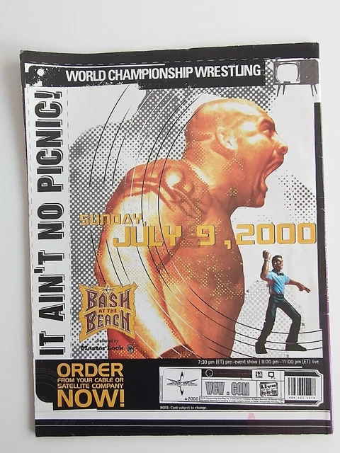WCW MAGAZINE JULY 2000 Issue 63 The Scott Steiner Hulk Hogan Wrestling ...