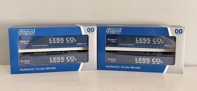 DAPOL OO GAUGE 2x 4F-028-021 45FT Less CO Container Packs £31.95 ...