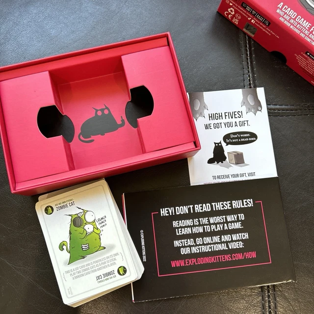 EXPLODING KITTENS NSFW Edition Card Game Adult Party Game, All Cards Included $30.00 - PicClick AU
