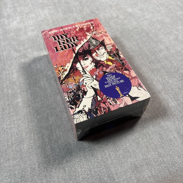 My Fair Lady Audrey Hepburn Rex Harrison 2 Vhs Tape Box Set 1991 Cbs
