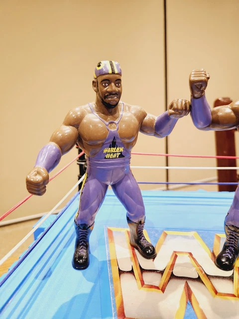 RARE WCW OSFTM Purple Harlem Heat Booker T WWF LJN Action Figures - WWE ...