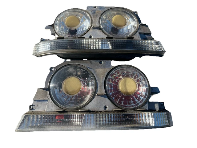 NISSAN SKYLINE R33 Clear Rear Tail Light Pair Gtr Gtst Etc Aftermarket ...