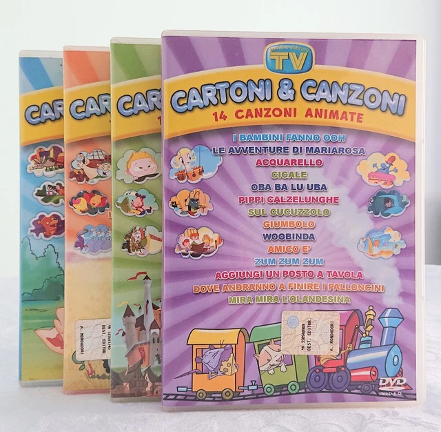 CARTONI E CANZONI 14 Canzoni Animate DVD + cd regalo EUR 20,00 - PicClick IT