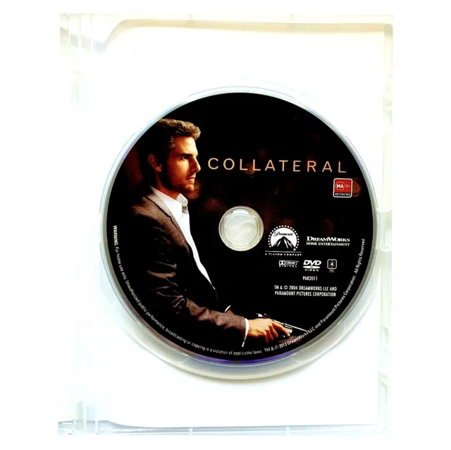 COLLATERAL DVD 2004 Action Thriller, Tom Cruise, Jamie Foxx, Region 4 ...
