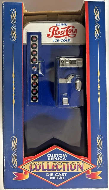 PEPSI-COLA VENDING MACHINE Bank 1997 Replica collection Diecast 50's ...