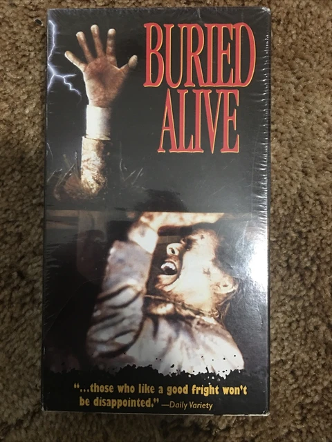 BURIED ALIVE VHS 1990 Horror Frank Darabont Tim Matheson Jennifer Leigh ...
