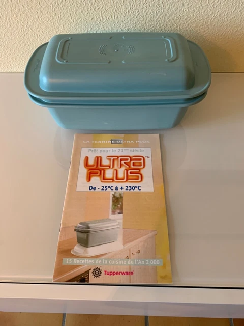 TUPPERWARE ULTRA PLUS TERRINE - 1,9L et LIVRET VERT EUR 25,00 - PicClick FR