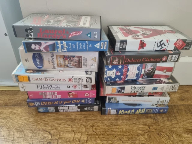 HUGE BUNDLE OF 15 vintage rare vhs tapes £11.12 - PicClick UK