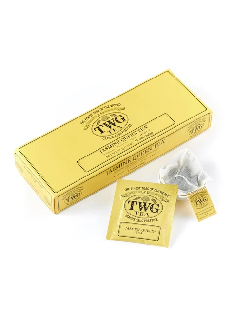 TWG TEA | Jasmine Queen Tea | GreenTea | Sweet Lemon & Rose | 15 Hand ...