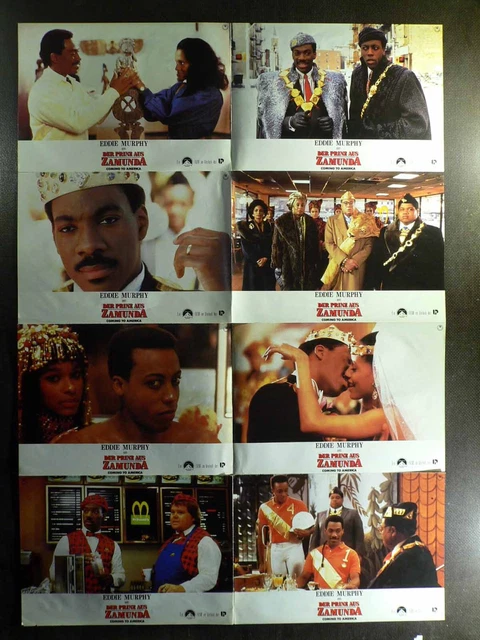 DER PRINZ VON Zamunda - Eddie Murphy - 8 Aushangfotos - 21x29cm (1583 ...