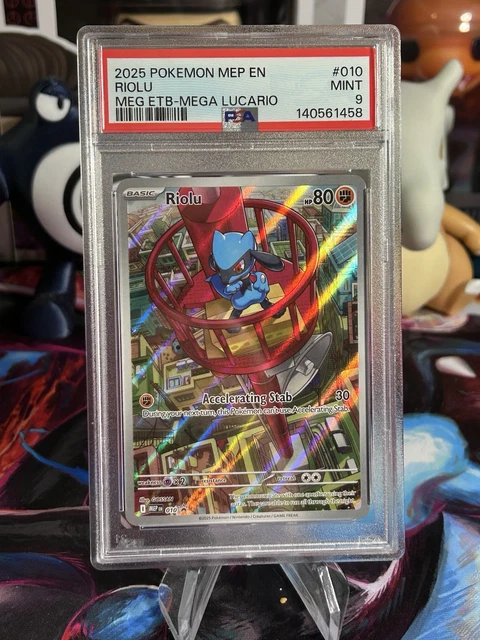 2025 POKEMON MEP En-Me Mega Evolution Elite Trainer Box Riolu Psa 9 £17 ...